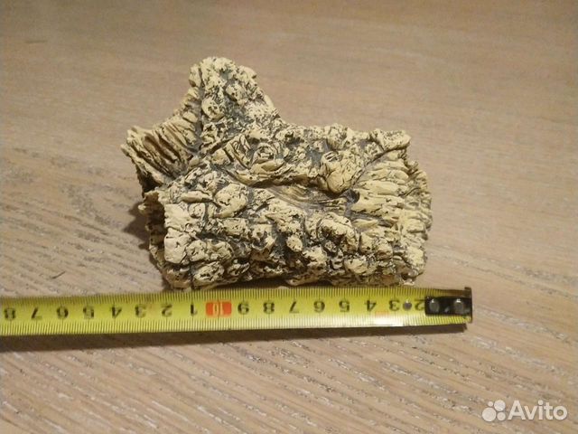 Грот для аквариума, керамика, в виде коряги