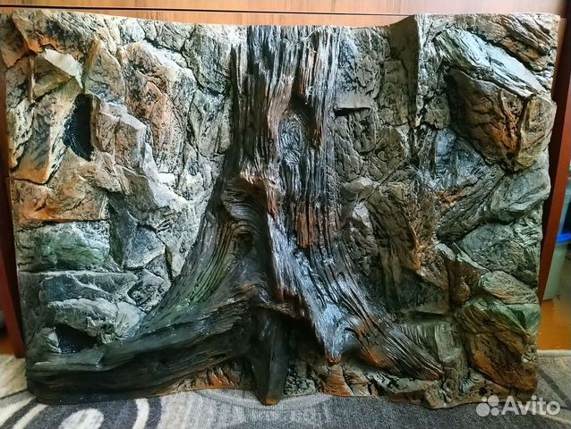 Объёмный фон для аквариума