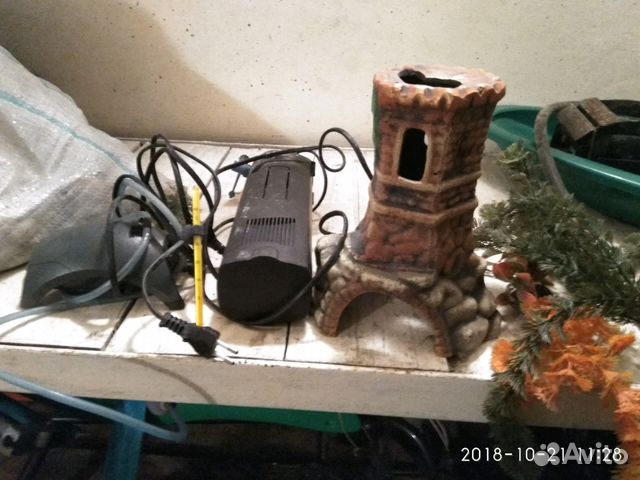 Фильтр компрессор замок для аквариума