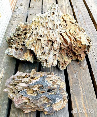 Камень Дракон для аквариумов 4шт, всего 12кг