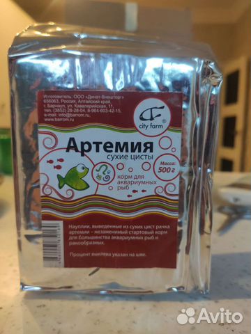 Артемия цисты